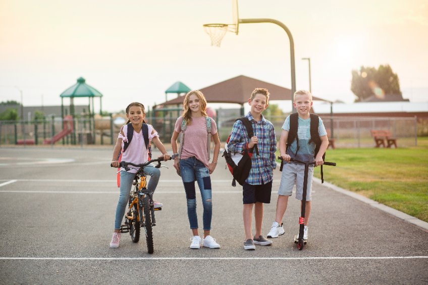 Getting to School Safely: Biking and Walking